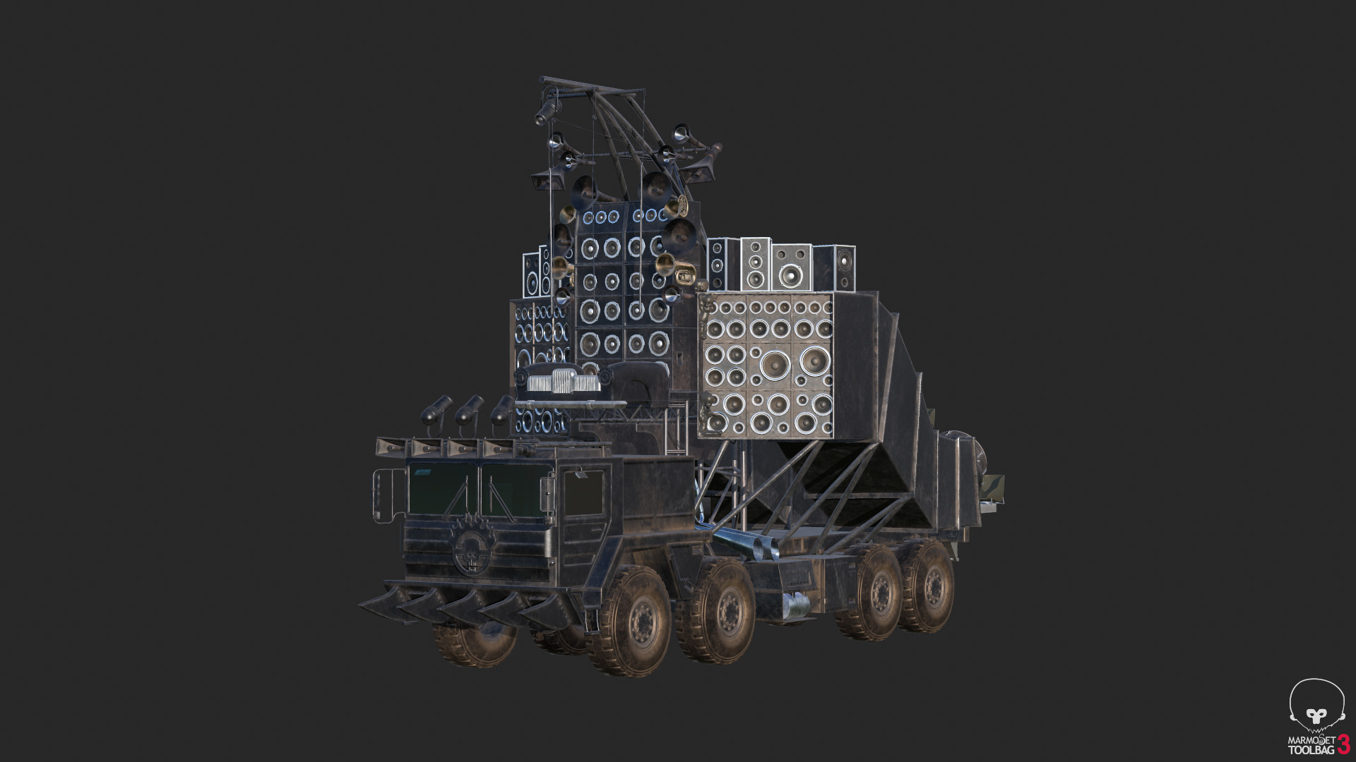 MAD MAX Speakerswagon Model 3D - TurboSquid 1190367