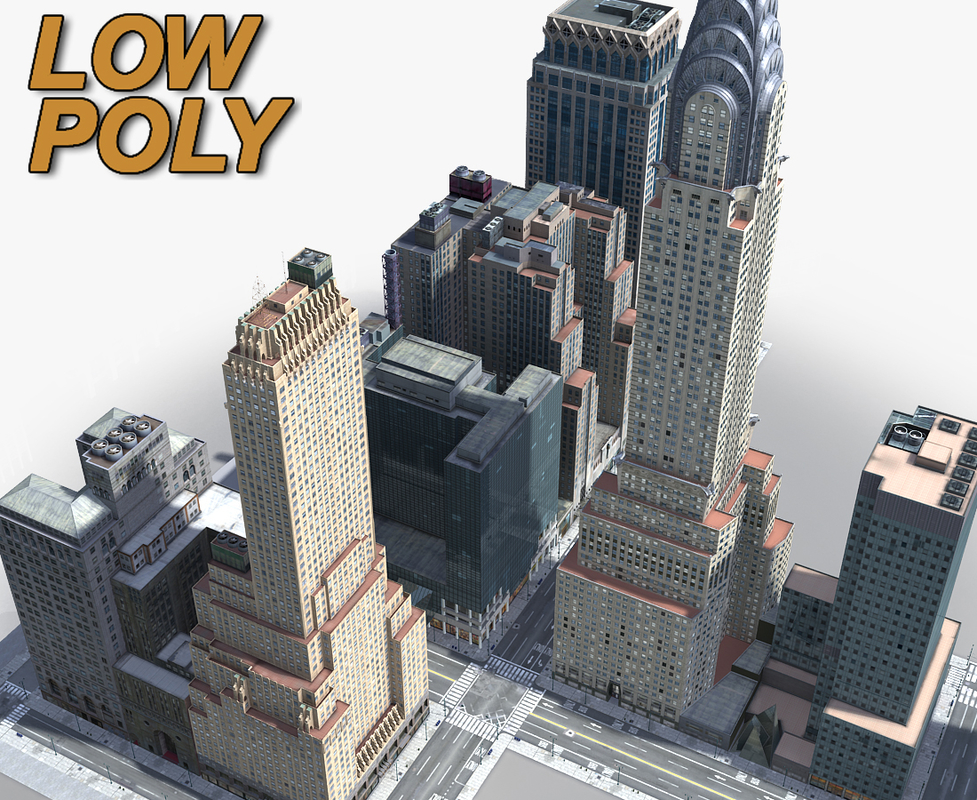 3D new york manhattan midtown model - TurboSquid 1190737