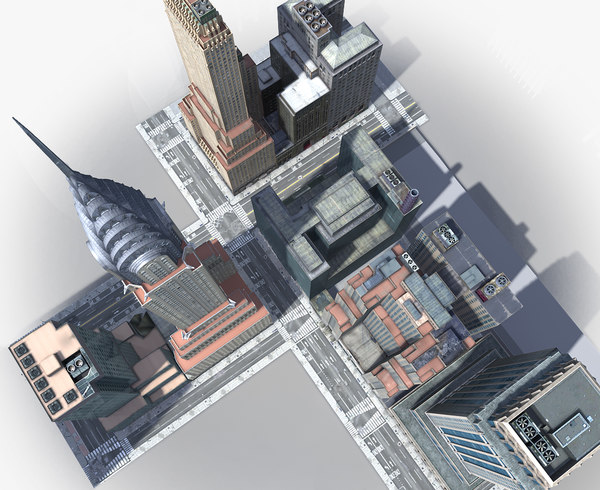 3D new york manhattan midtown model - TurboSquid 1190737