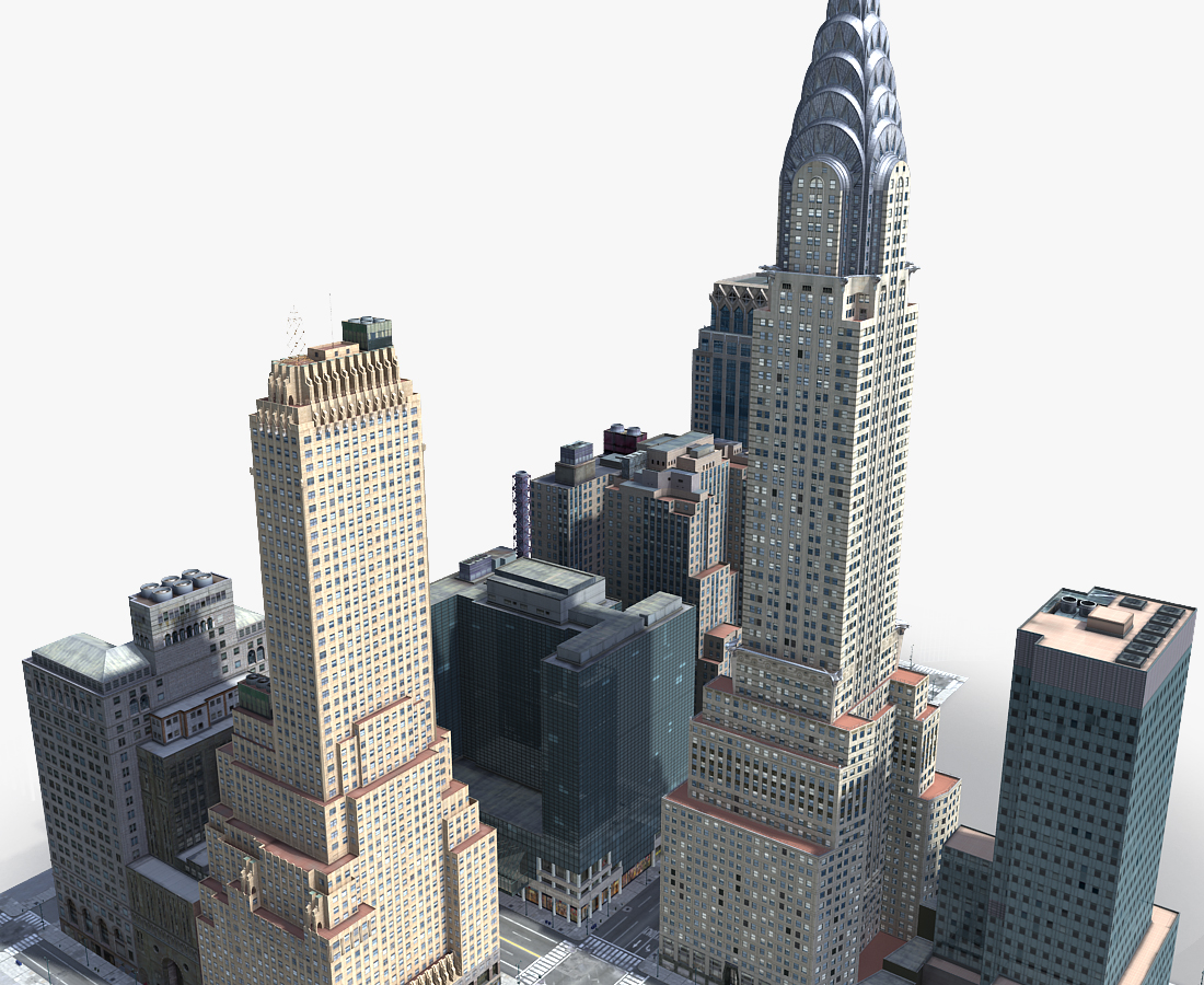 3D new york manhattan midtown model - TurboSquid 1190737