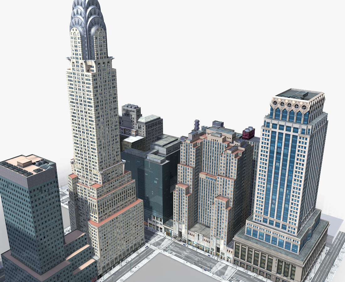 3D new york manhattan midtown model - TurboSquid 1190737