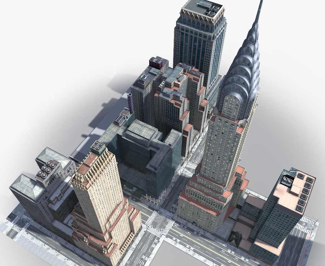 3D new york manhattan midtown model - TurboSquid 1190737