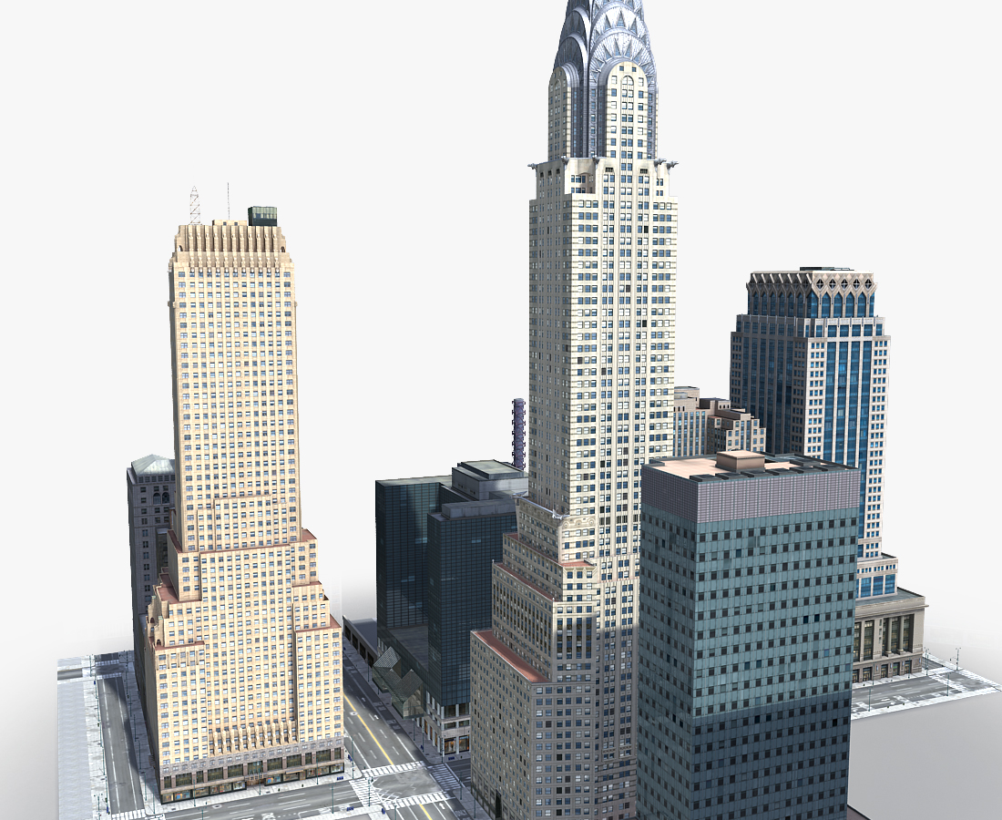 3D new york manhattan midtown model - TurboSquid 1190737