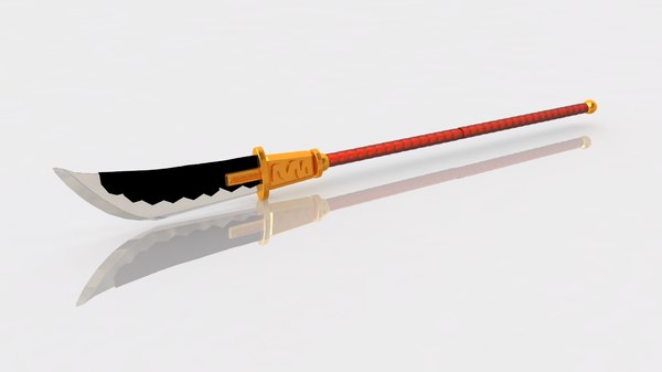 3D model bisento blade weapon edward - TurboSquid 1191006