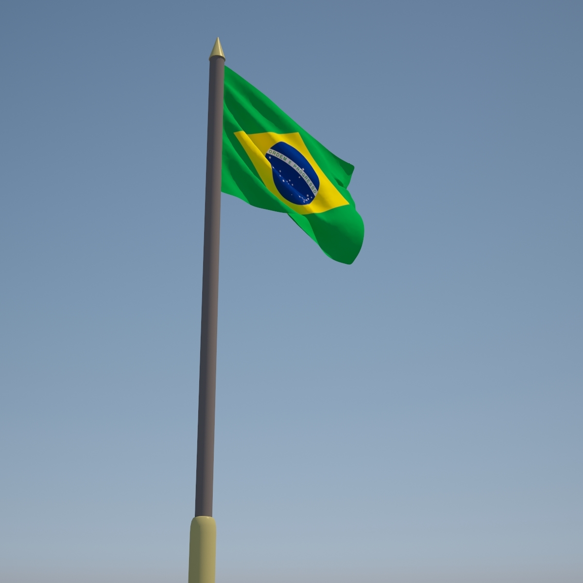 Flag brazil - animation 3D model - TurboSquid 1191009