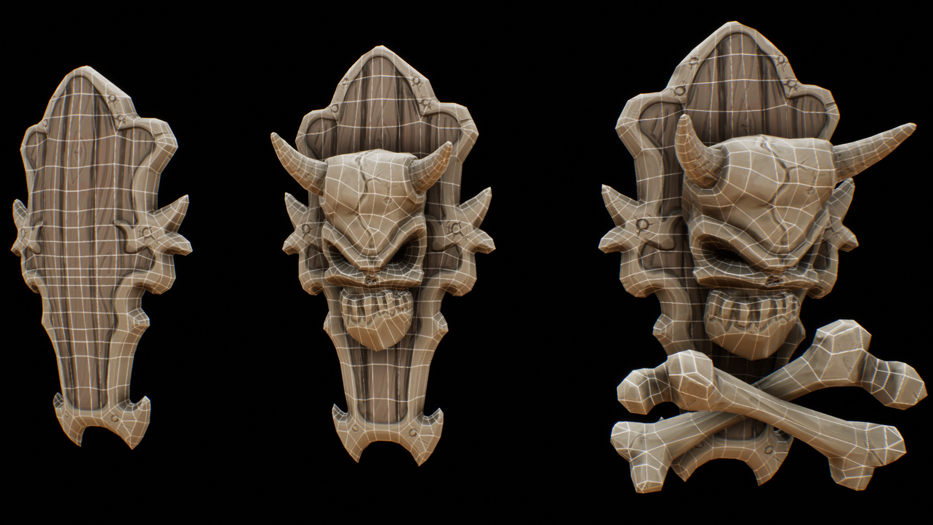 Bone shield 3D model - TurboSquid 1191416