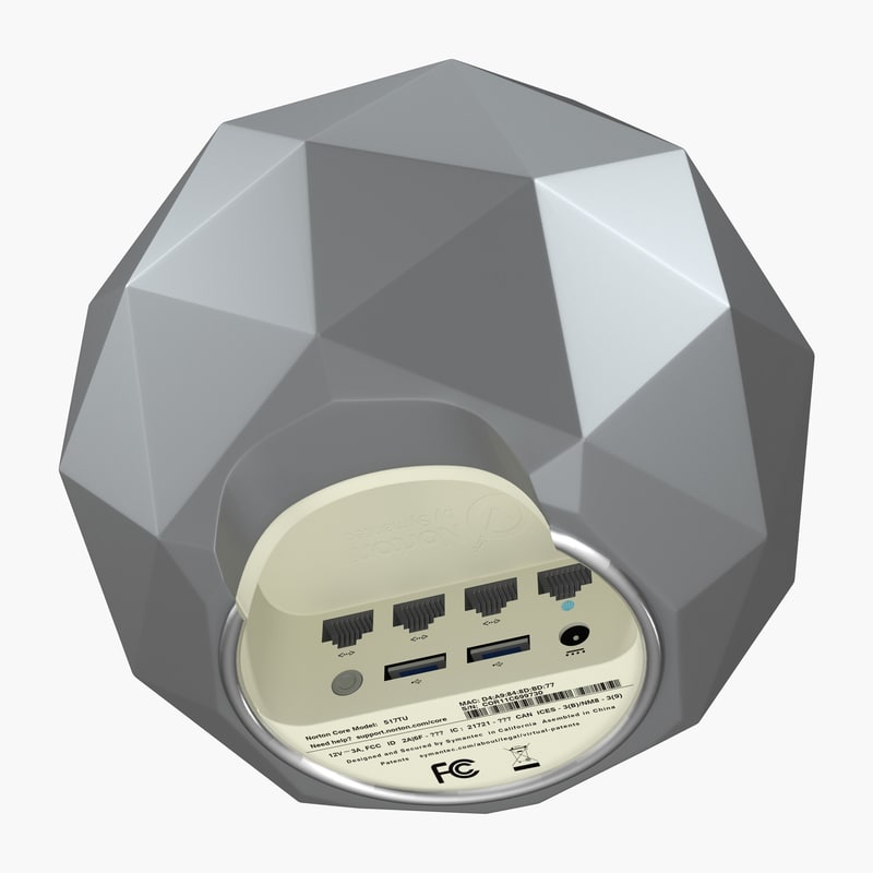 Wi-Fi-Router Norton Core 3D-Modell - TurboSquid 1191511