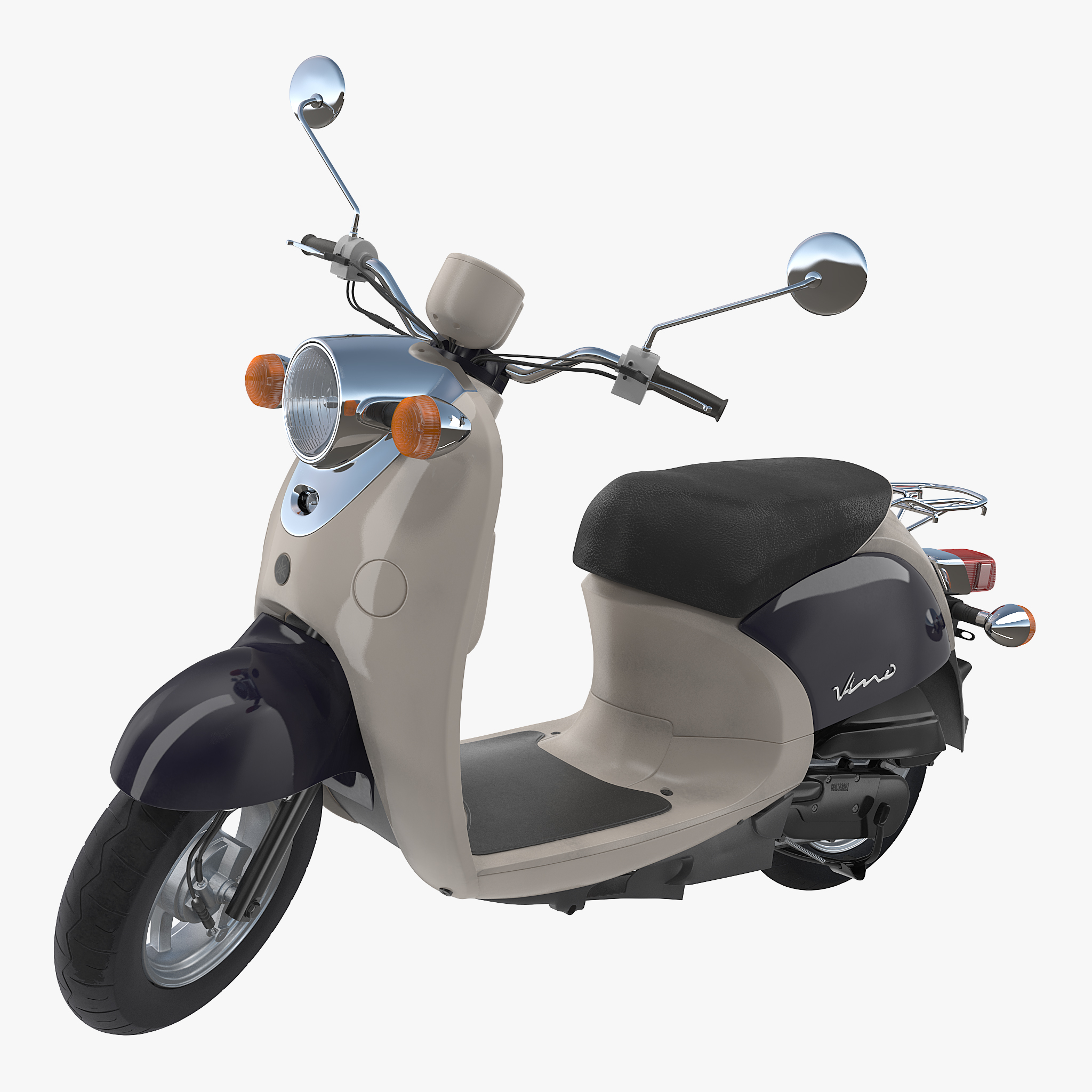 Scooter motorcycle yamaha vino 3D - TurboSquid 1191565