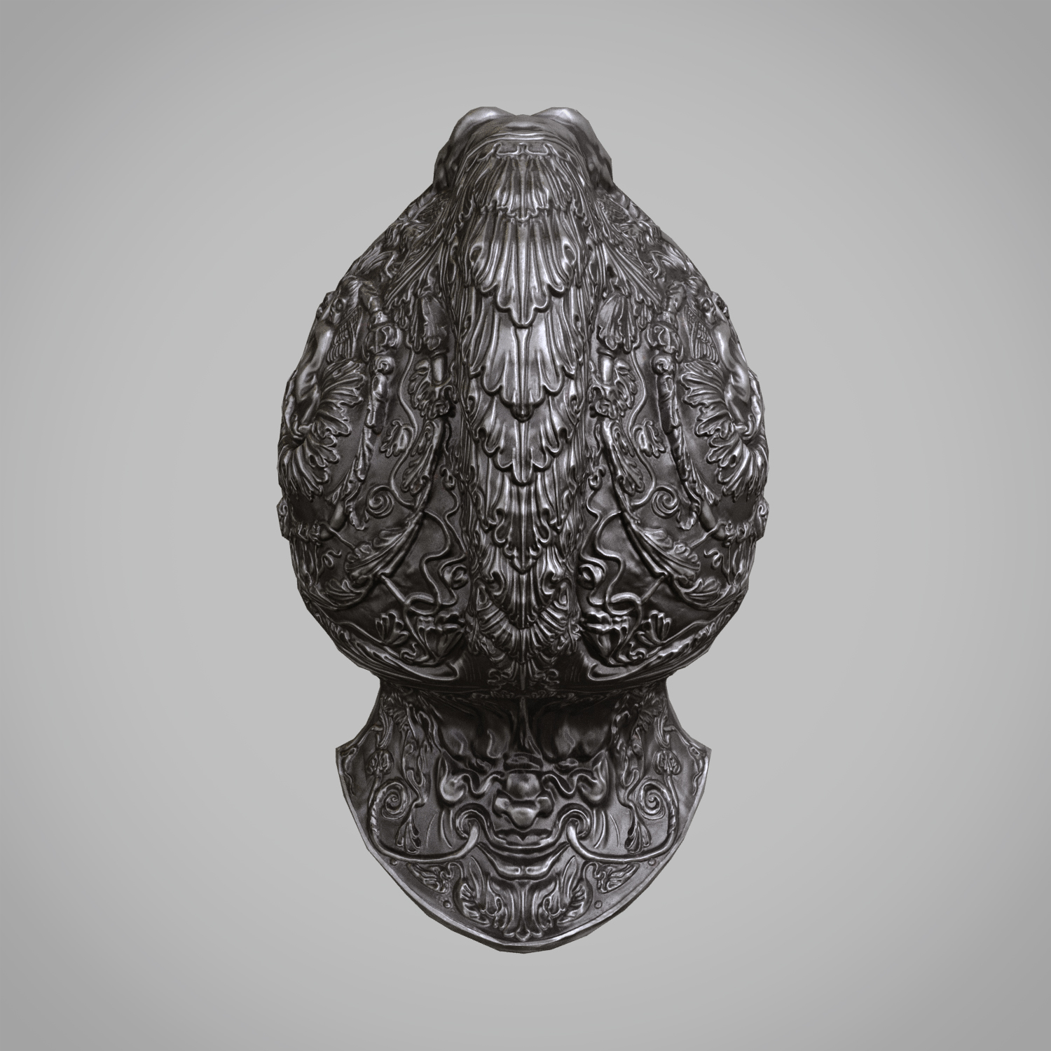 Burgonet filippo negroli helmet 3D model - TurboSquid 1191723