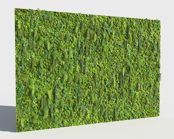 Seamless moss wall 3D model - TurboSquid 1191761