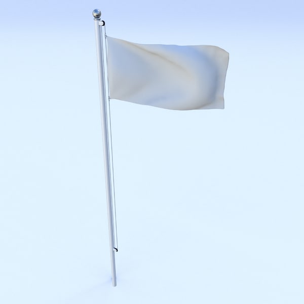 Flag pole 3D model - TurboSquid 1191805