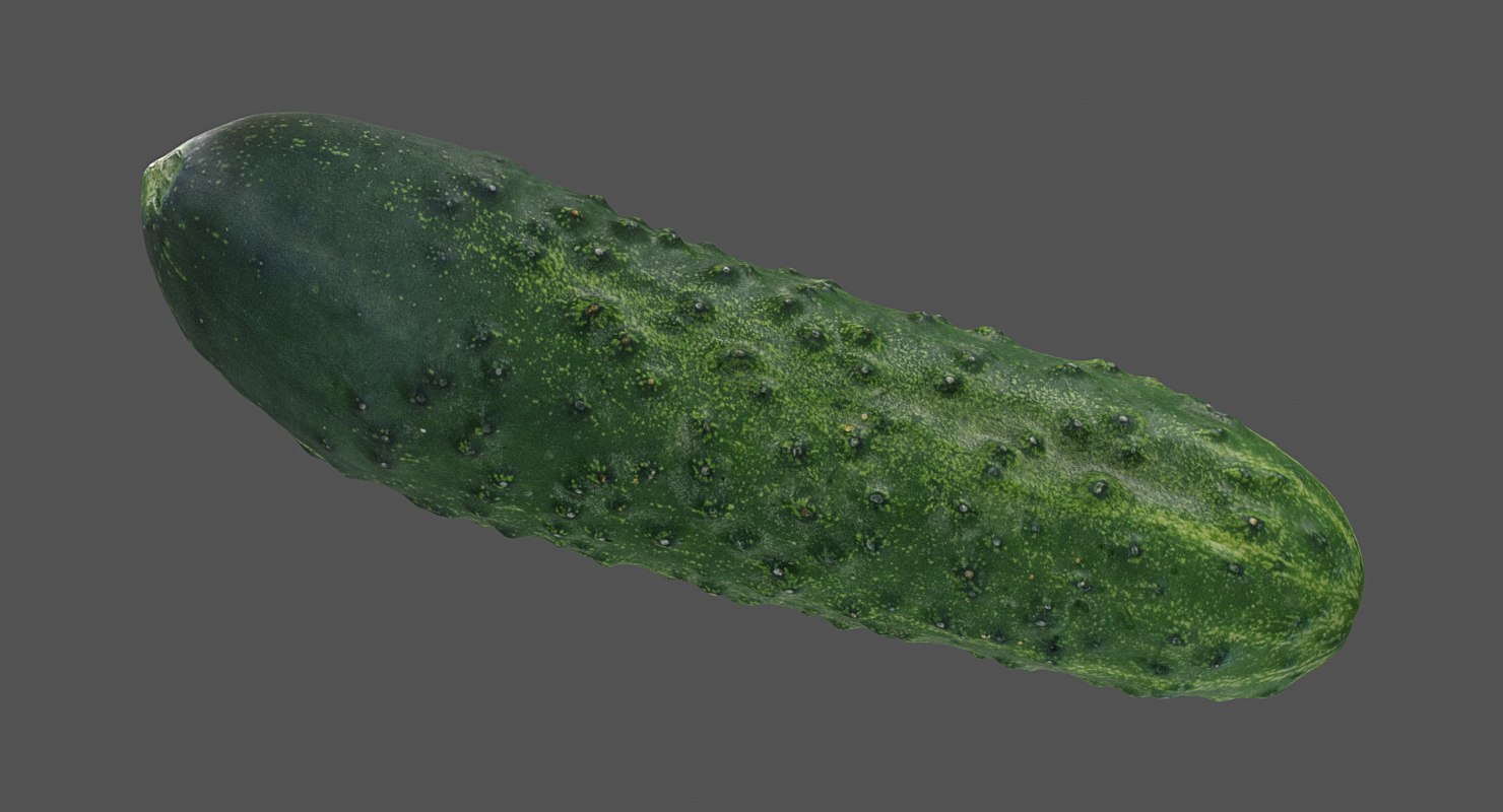 Realistic cucumbers model - TurboSquid 1192183