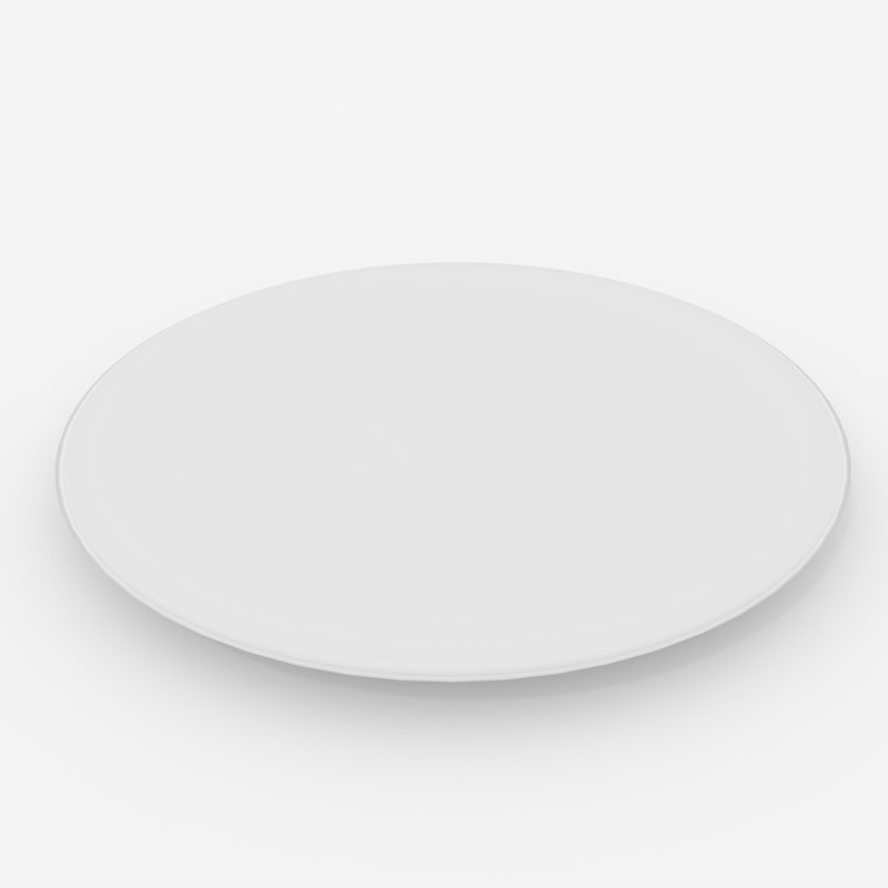 3D ceramic plate - TurboSquid 1192472