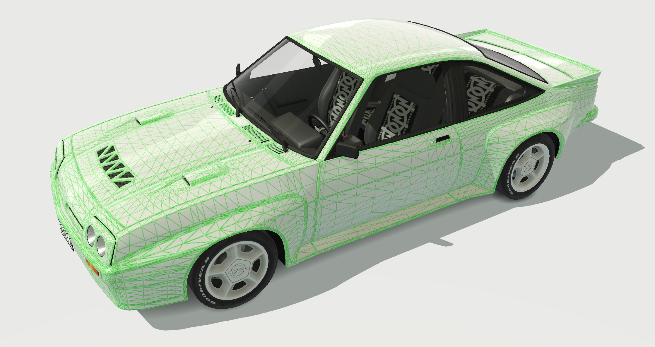 3D opel manta model - TurboSquid 1192673