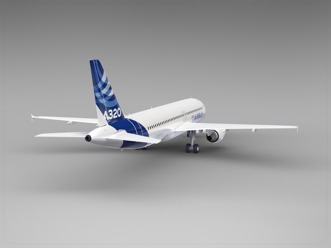 Airbus a320 landing gear 3D model - TurboSquid 1192928