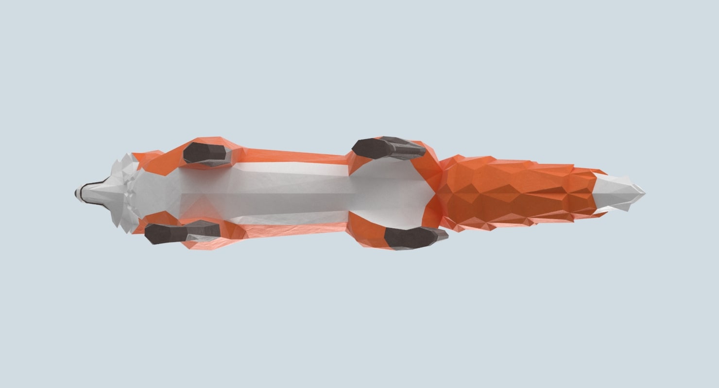 Fox---stand 3D model - TurboSquid 1192979