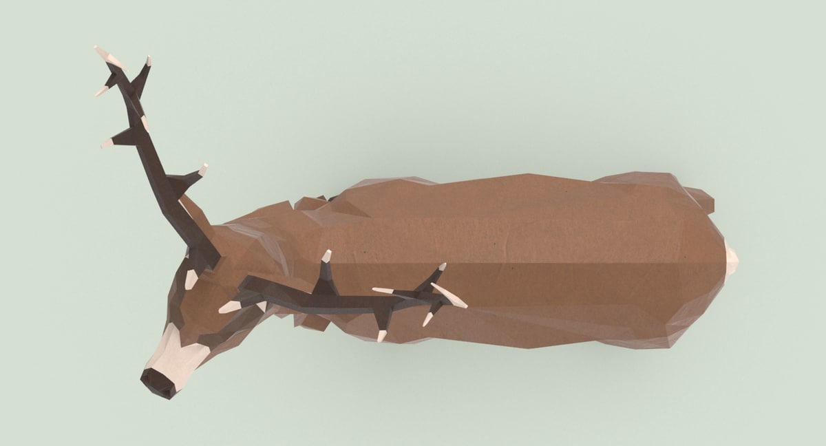 Stag---standing 3D model - TurboSquid 1192981