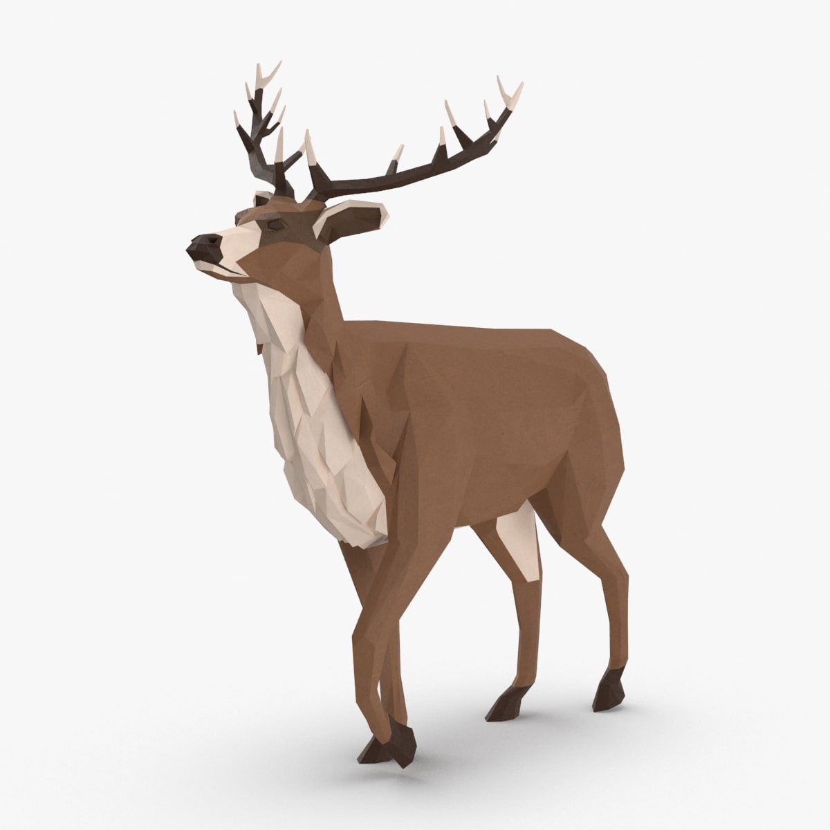 3D stag---walking model - TurboSquid 1192992