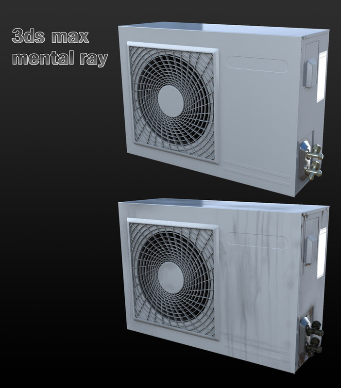 Unit air conditioner 3D model - TurboSquid 1193416
