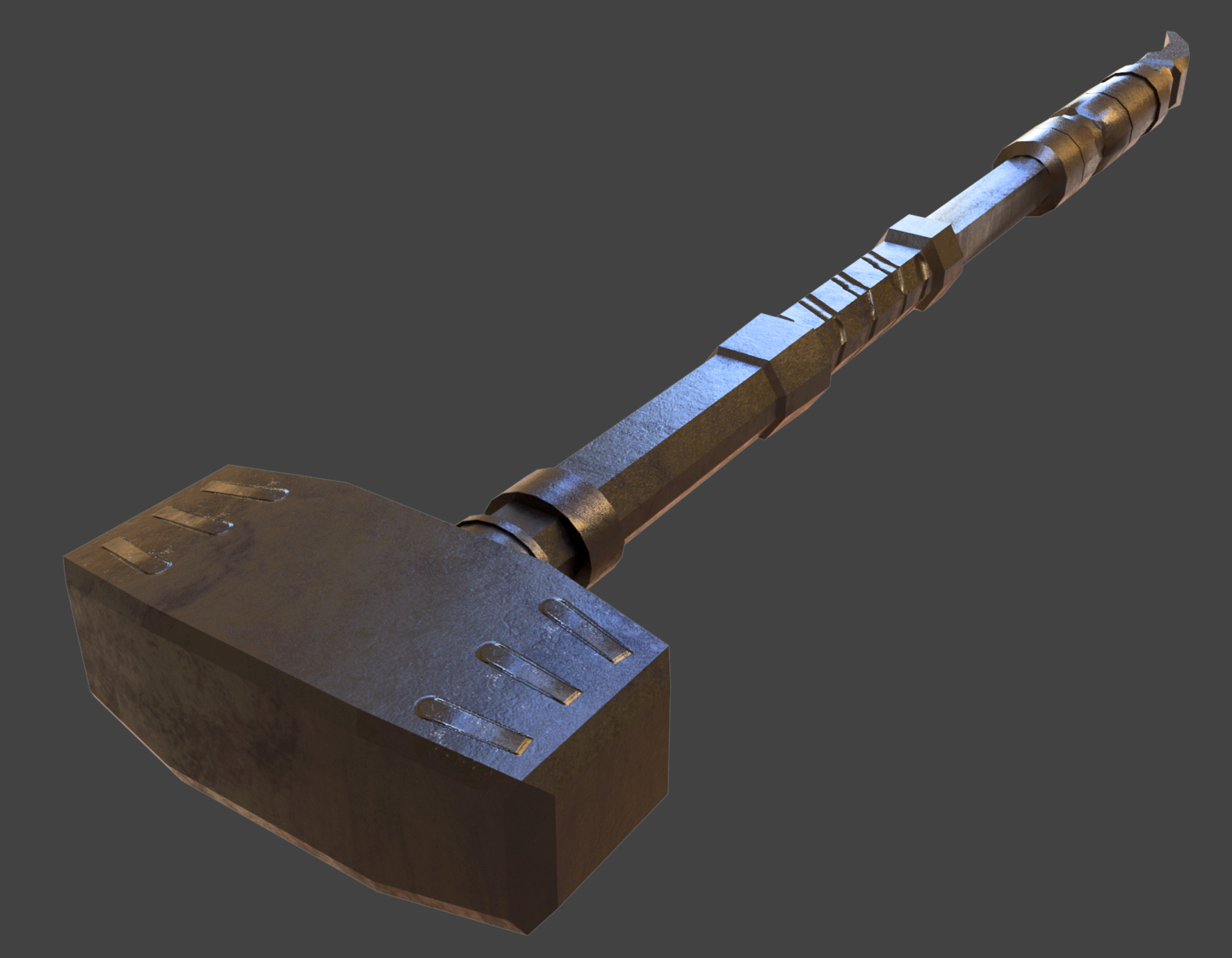 3D sci fi hammer model - TurboSquid 1193472