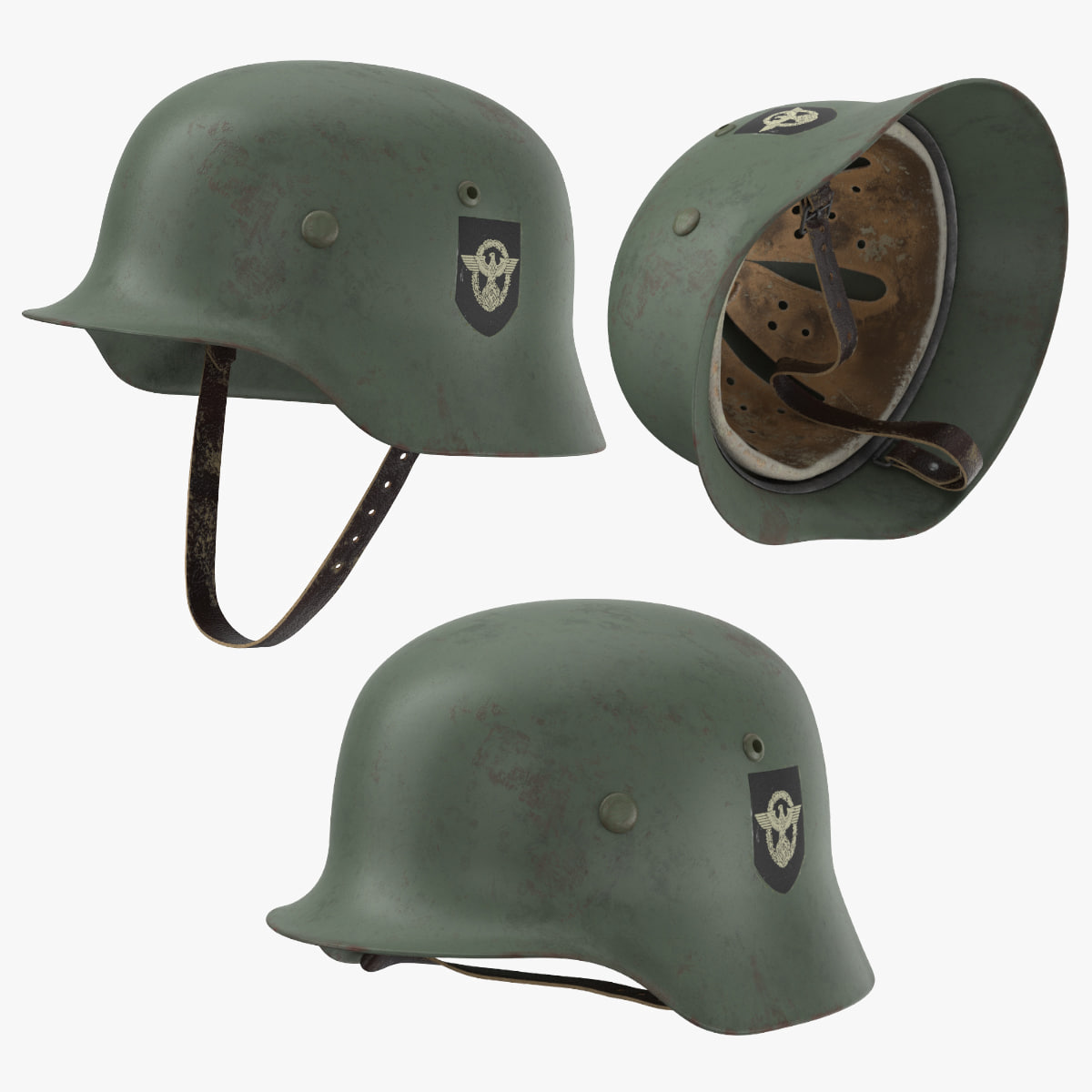 War ii german helmet model - TurboSquid 1193509