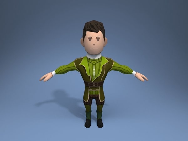 modelo 3d Personaje medieval liegeman 3 - TurboSquid 1193557