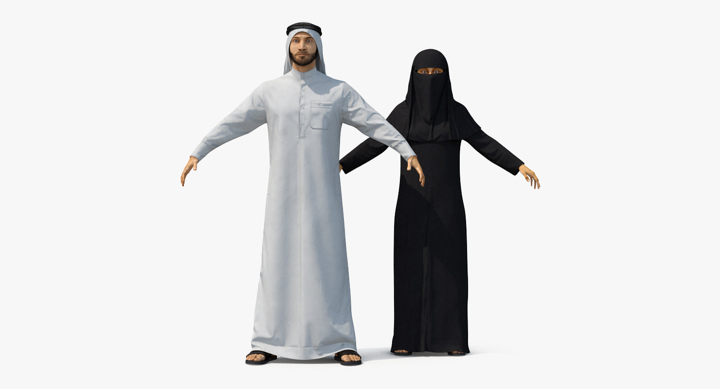 3D arab people model - TurboSquid 1193616
