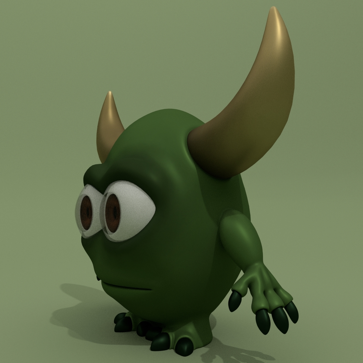 3D cartoon monster - TurboSquid 1193624