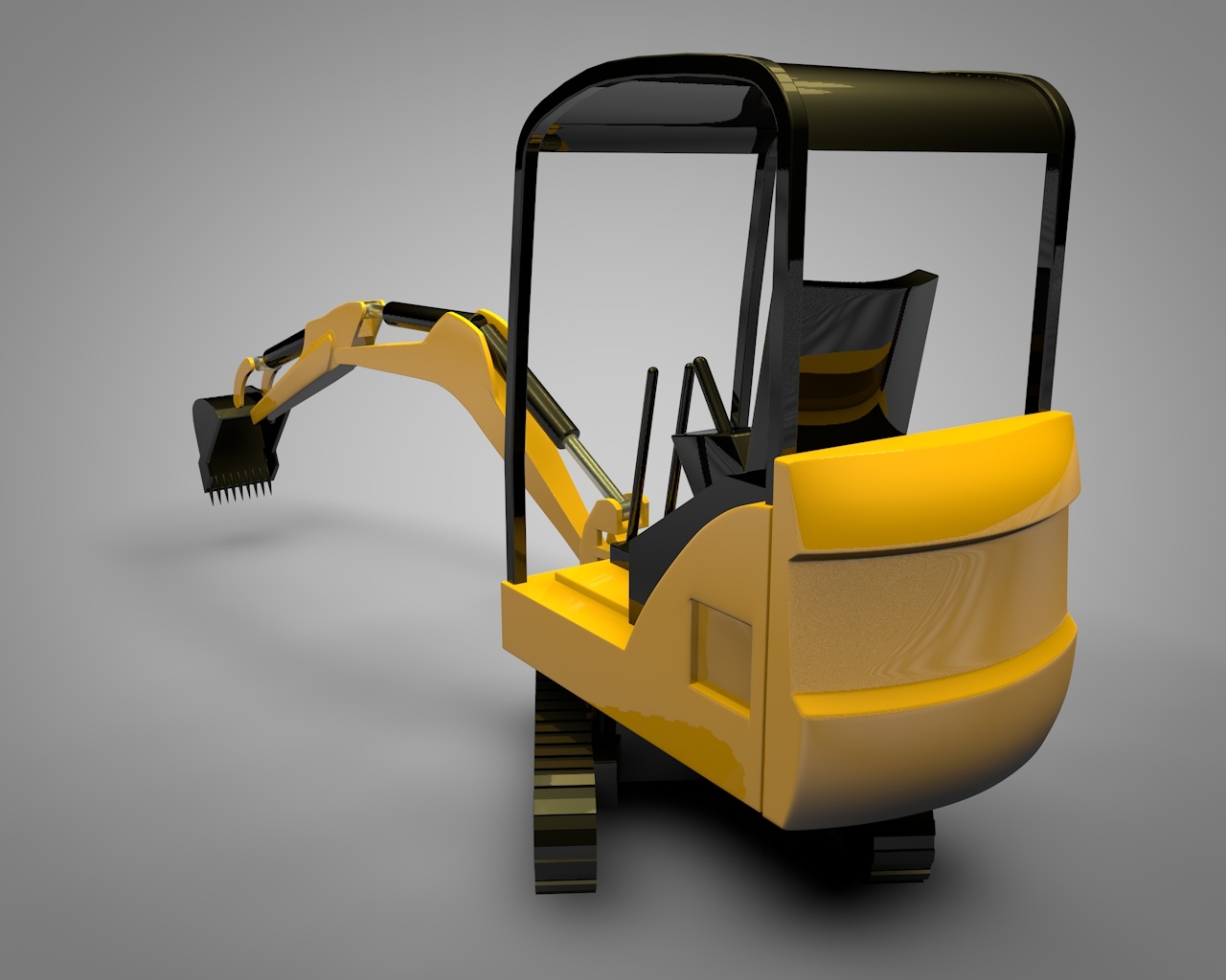 3D digger - TurboSquid 1193665