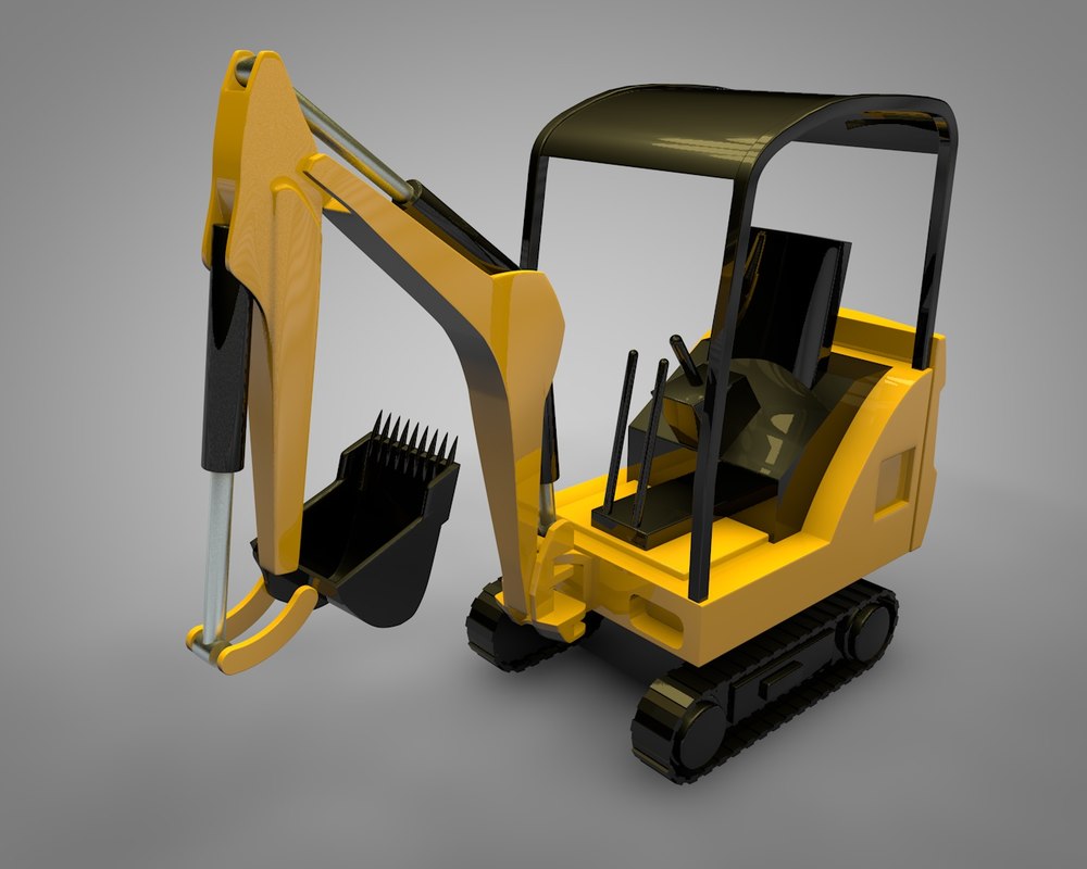 3D digger - TurboSquid 1193665