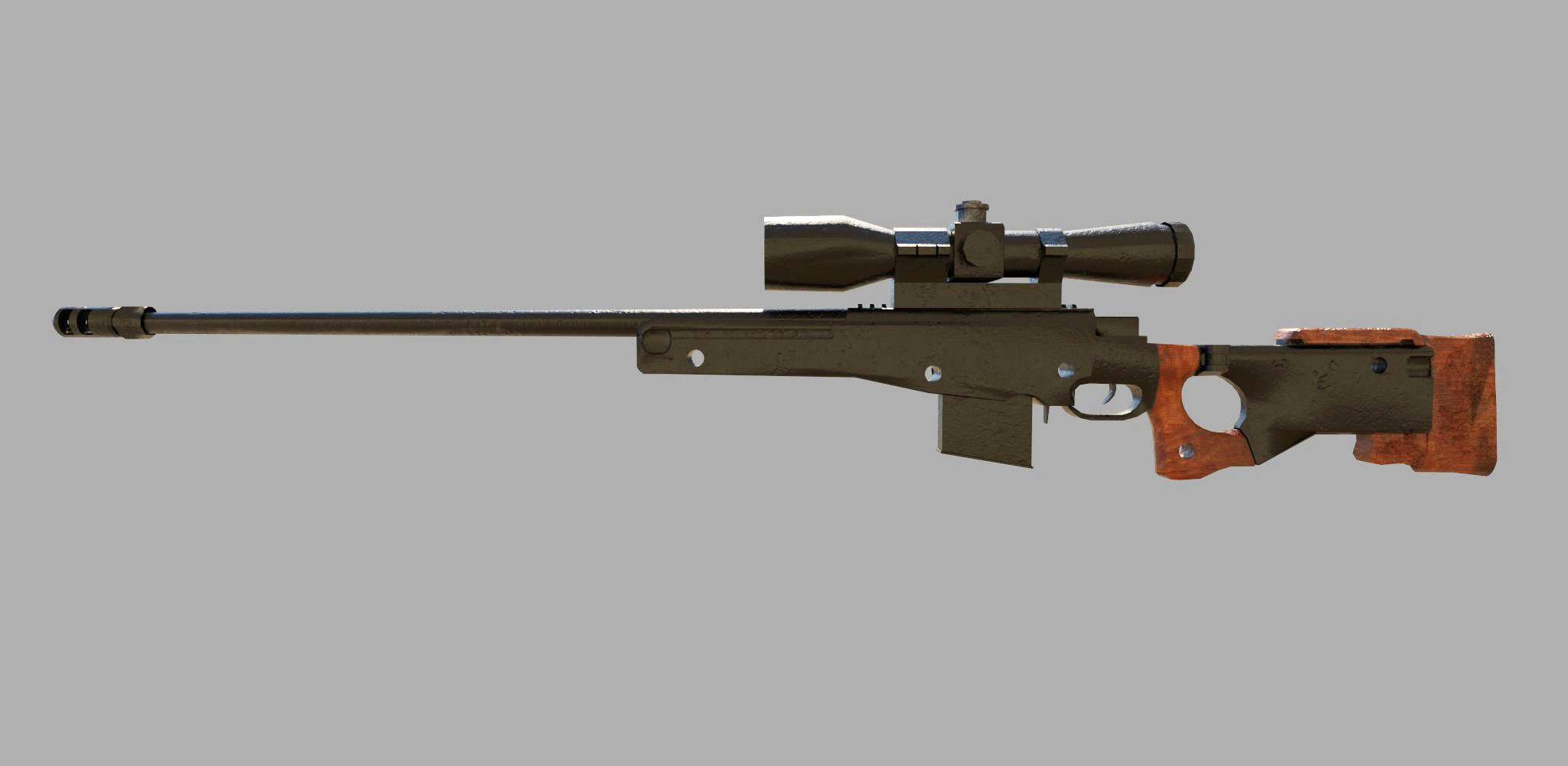 3D sniper rifle model - TurboSquid 1193704