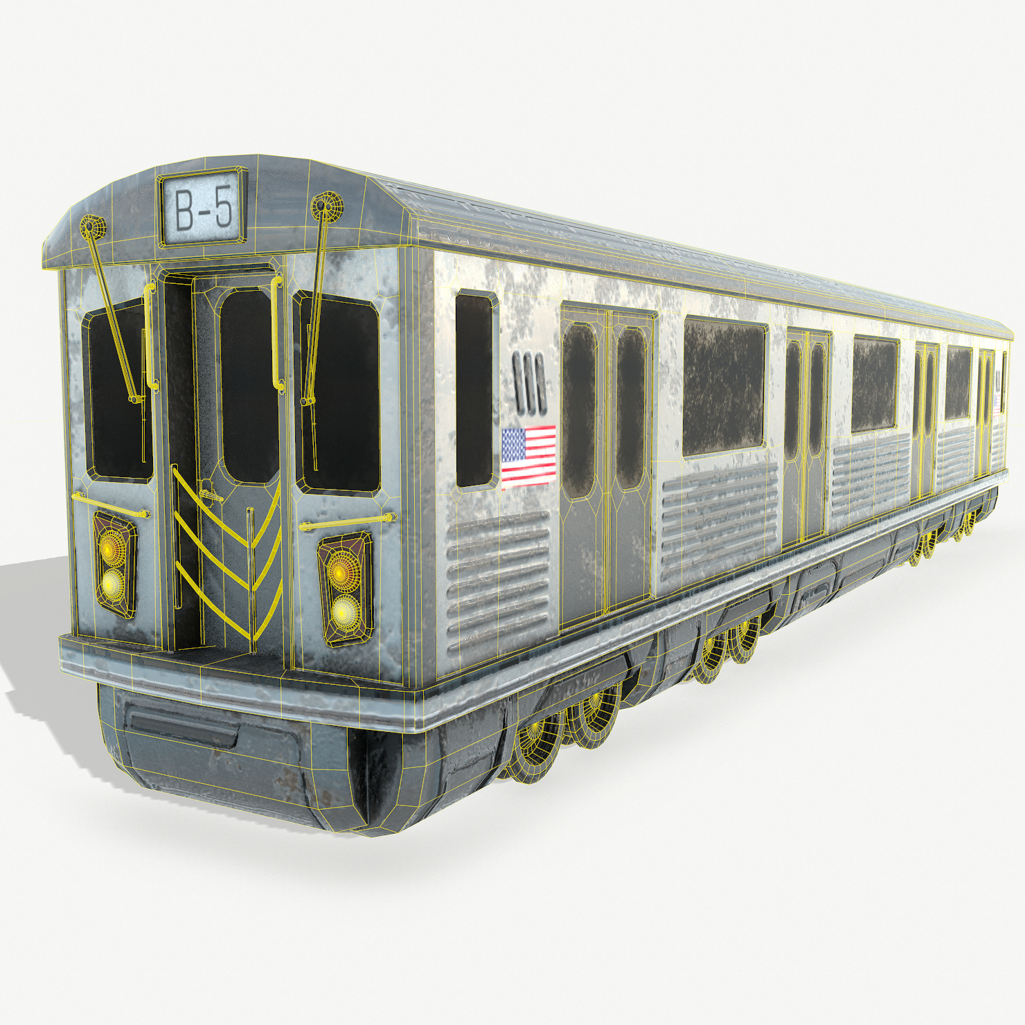 3D new york subway ready model - TurboSquid 1193836