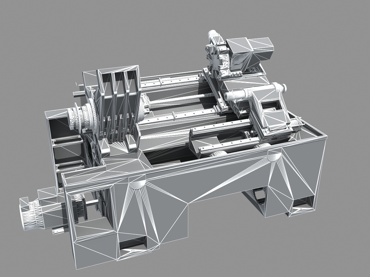 3D cnc machine tool 01 - TurboSquid 1193891