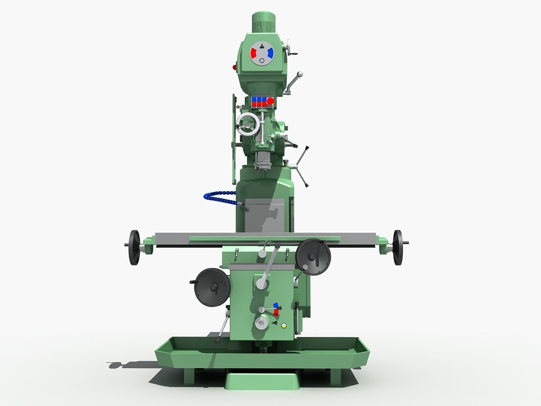 Milling machine 3D model - TurboSquid 1193904