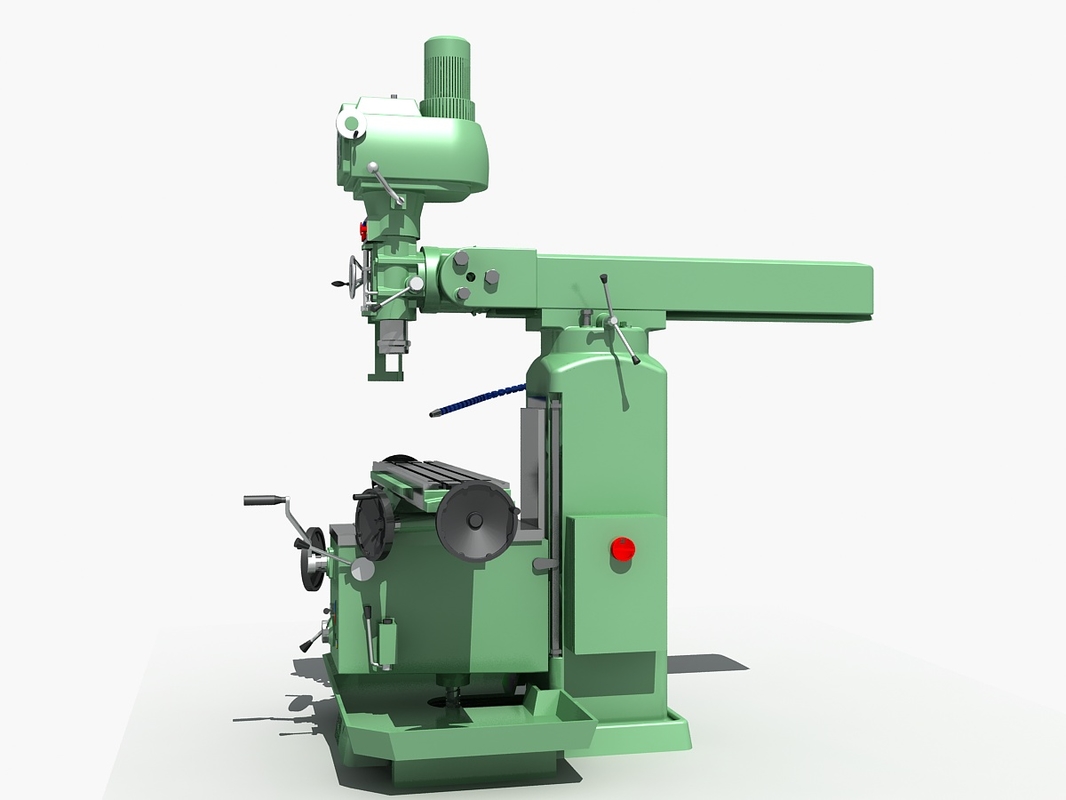 Milling machine 3D model - TurboSquid 1193904