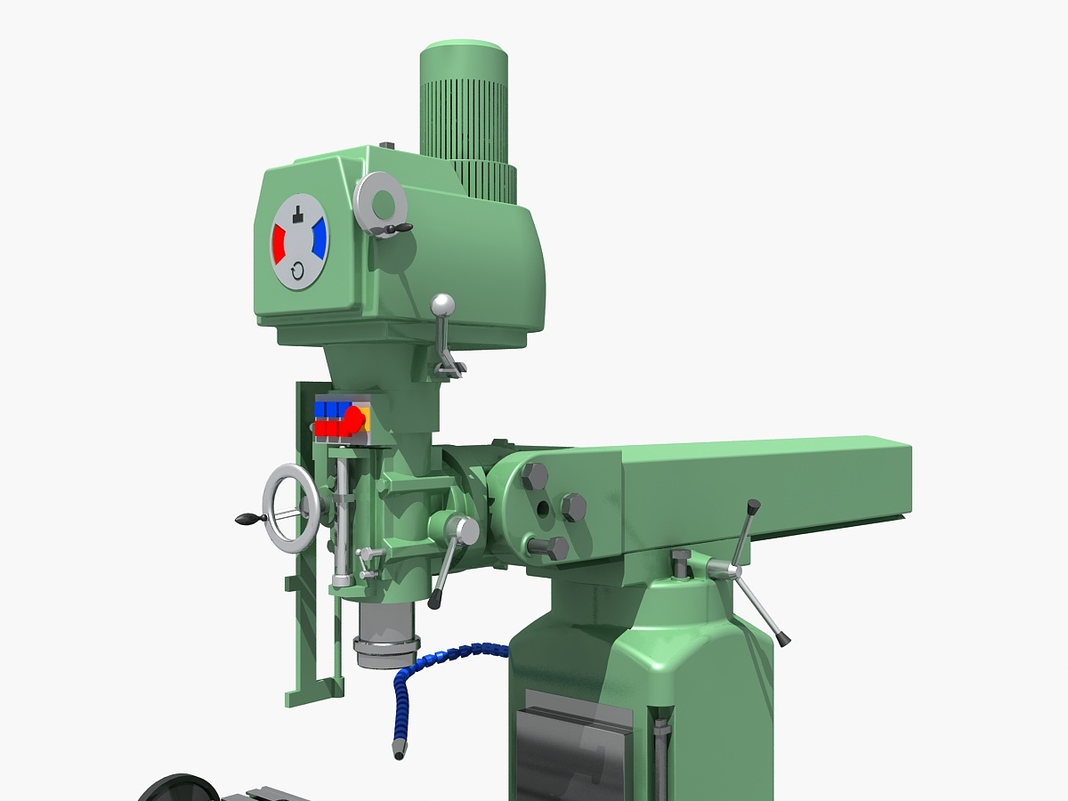 Milling machine 3D model - TurboSquid 1193904