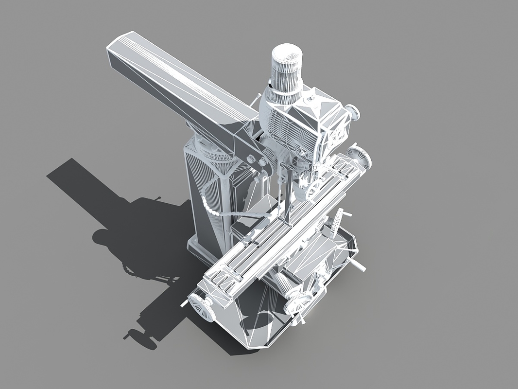 Milling machine 3D model - TurboSquid 1193904