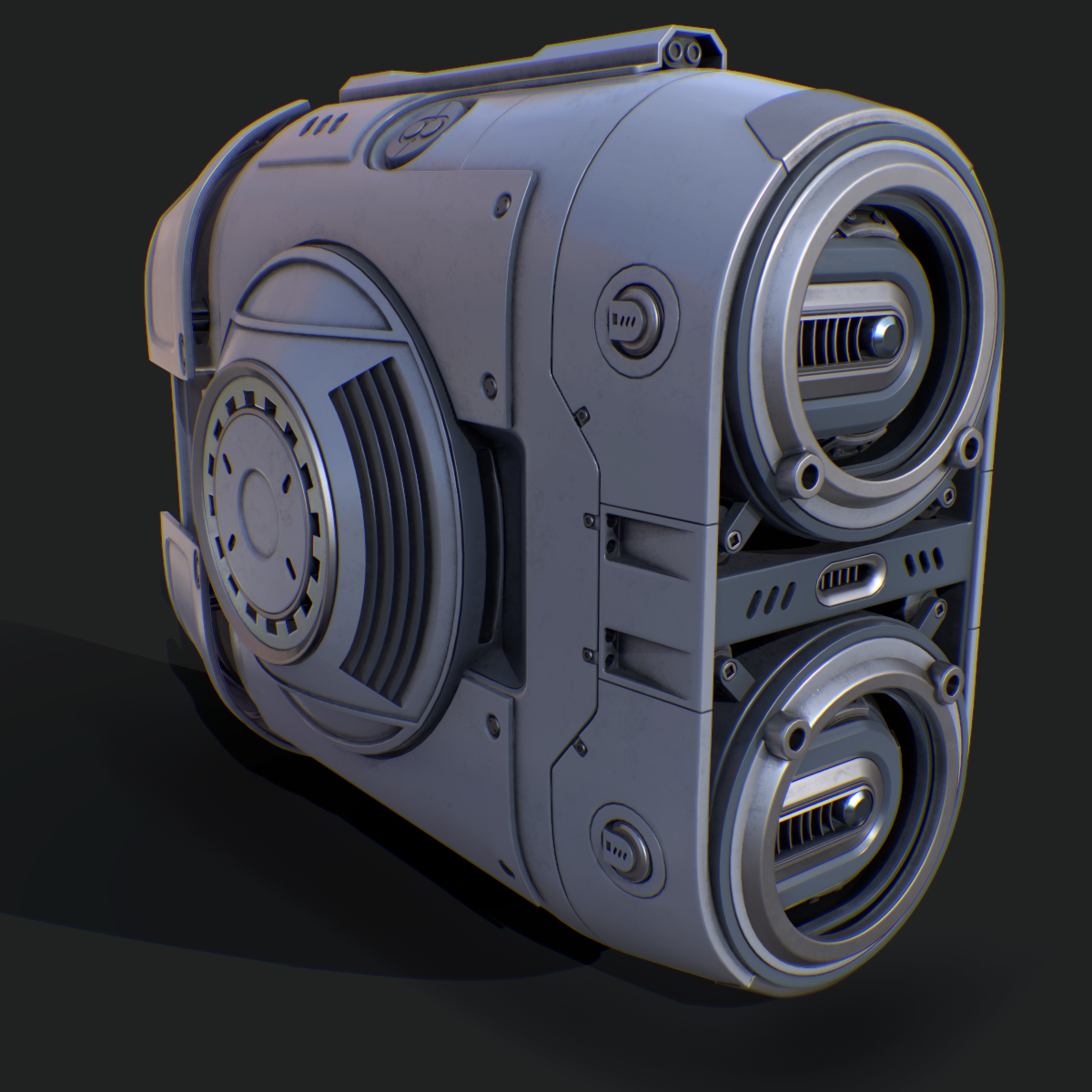 3D sci-fi engine - TurboSquid 1193952