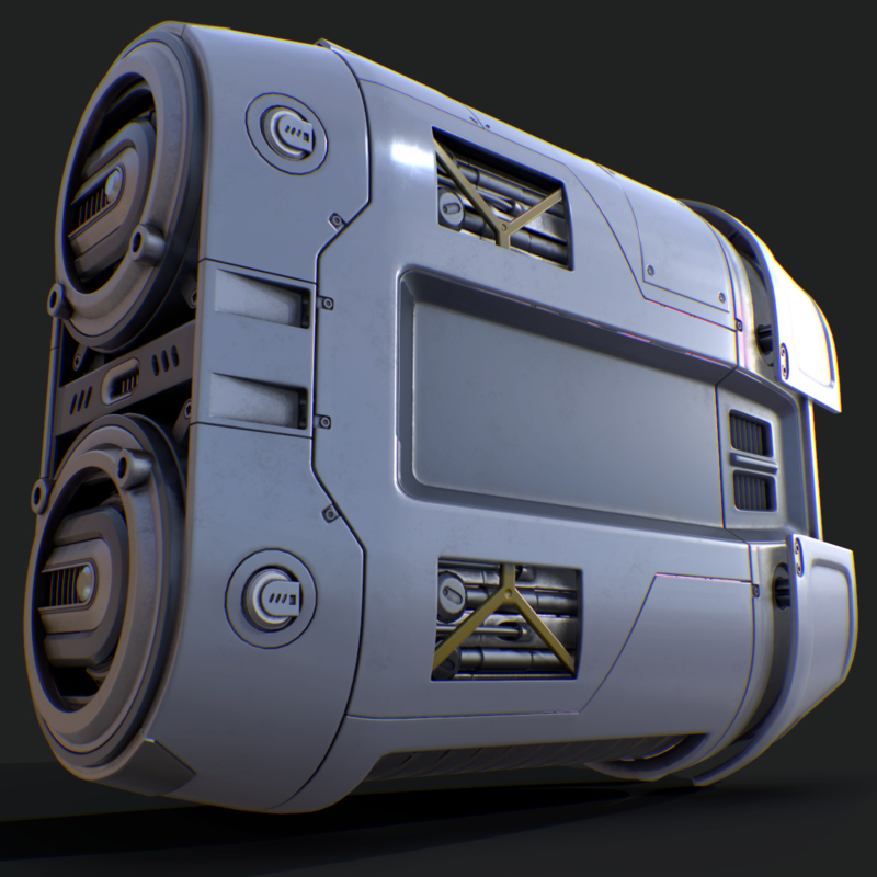 3D sci-fi engine - TurboSquid 1193952