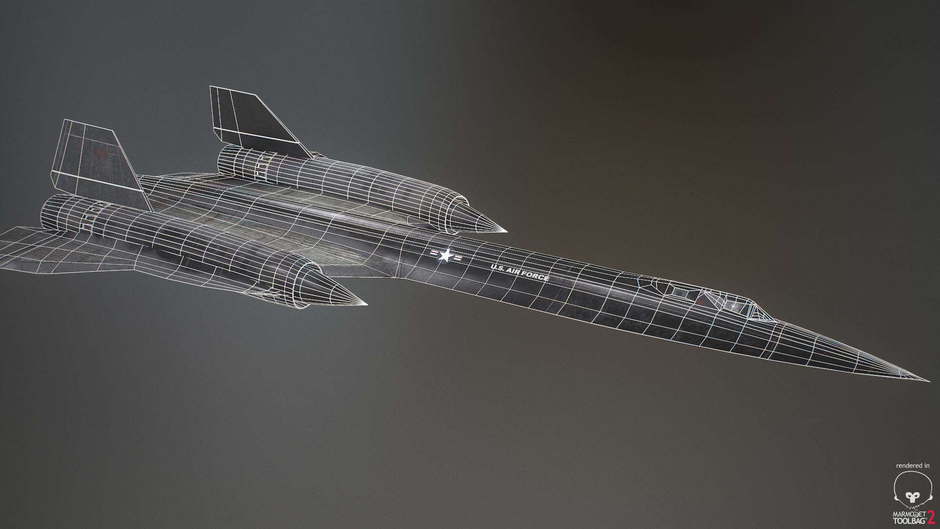 Sr-71 military aircraft model - TurboSquid 1193967