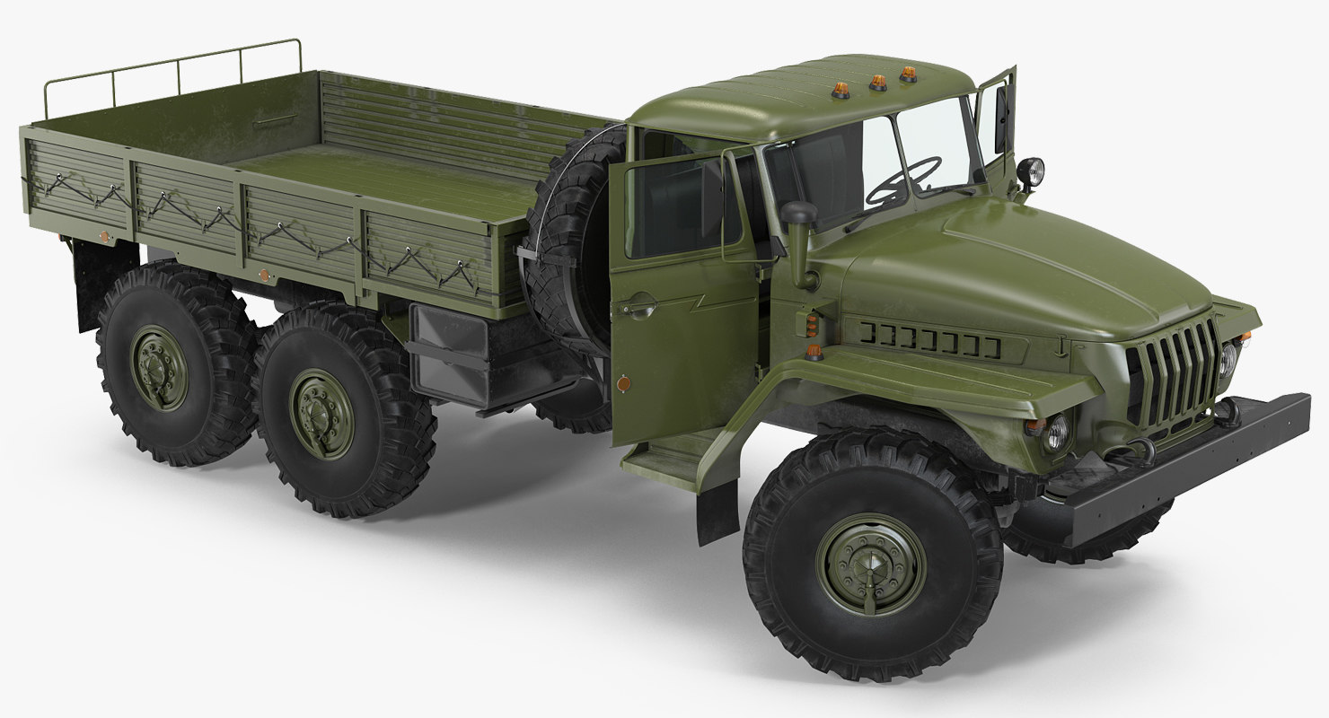 3D ural 4320 soviet cargo truck - TurboSquid 1194114