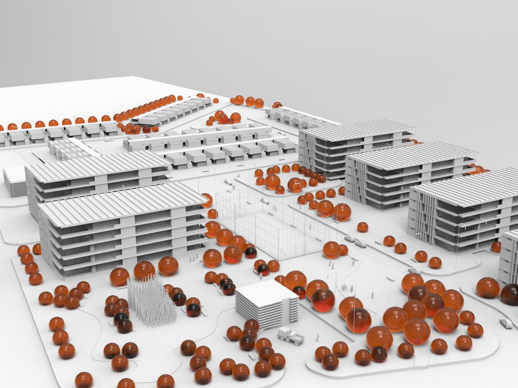 Urban planning project street model - TurboSquid 1194158