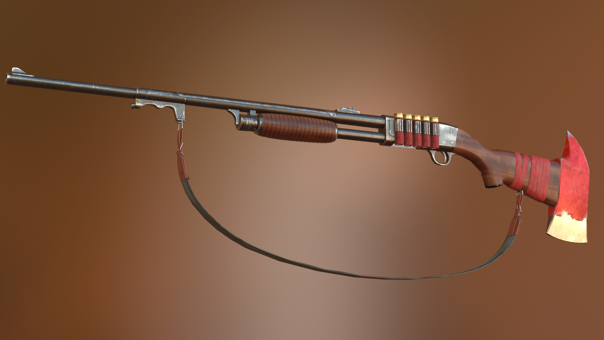 3D m37 ithaca model - TurboSquid 1194221