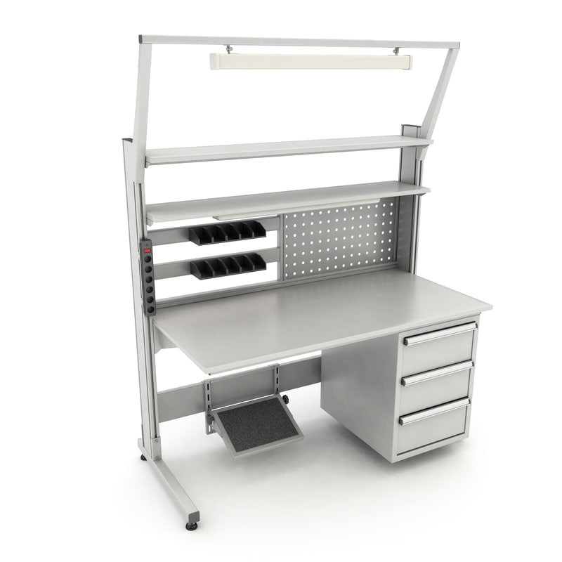 mesa antiestática Modelo 3D - TurboSquid 1194248