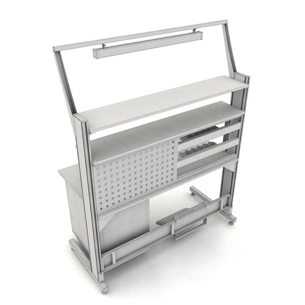mesa antiestática Modelo 3D - TurboSquid 1194248