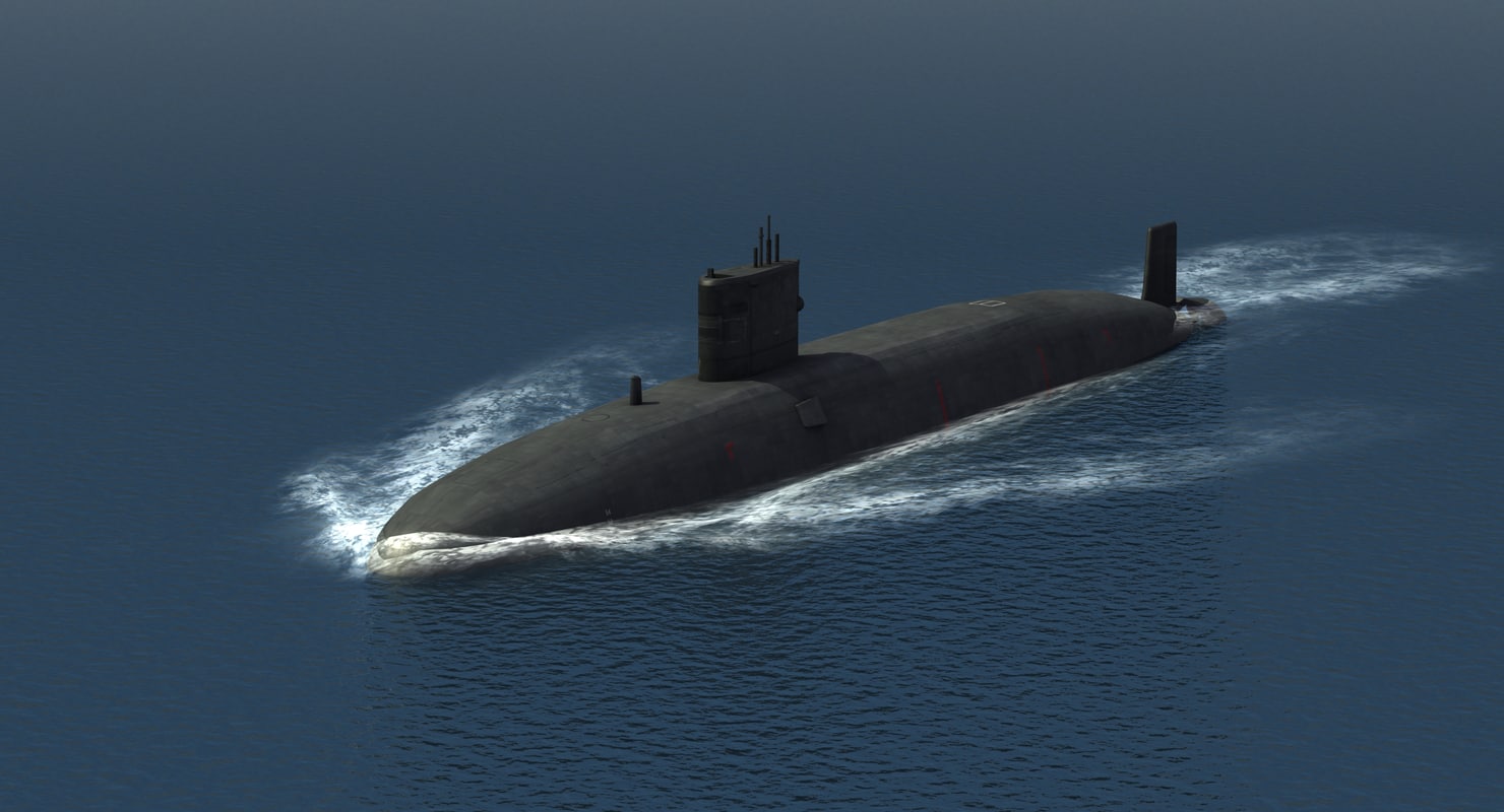 3D trafalgar class attack submarine - TurboSquid 1194278