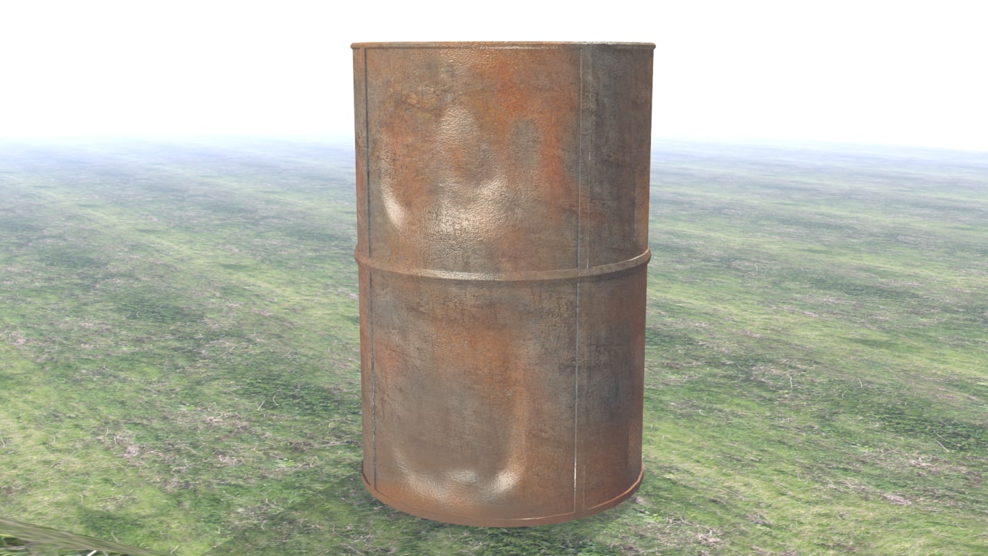 3D rusty barrel model - TurboSquid 1194363