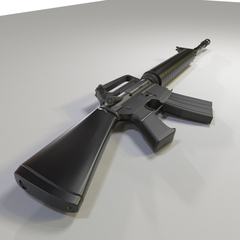 M4 gun 3D - TurboSquid 1194432
