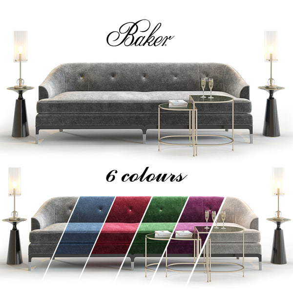 3D bakers colin cab chair table - TurboSquid 1387931