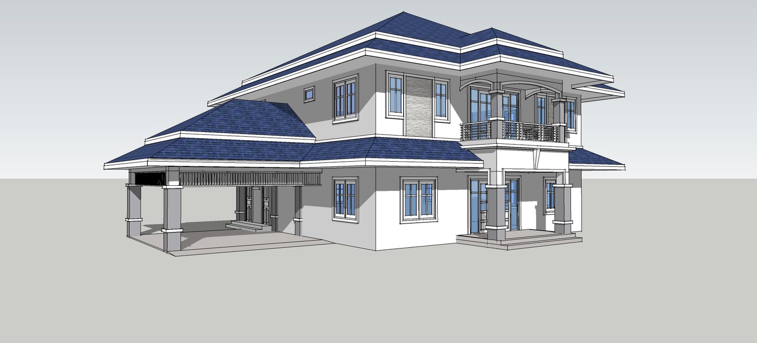 Modern villa 3D model - TurboSquid 1194578